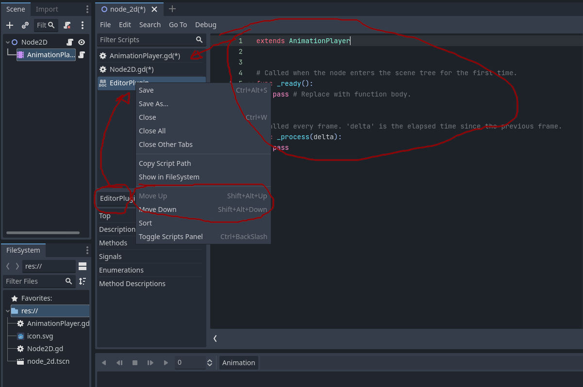 In 4.0.beta version function "Close Other Tabs" in the script editor works incorrect · Issue ...