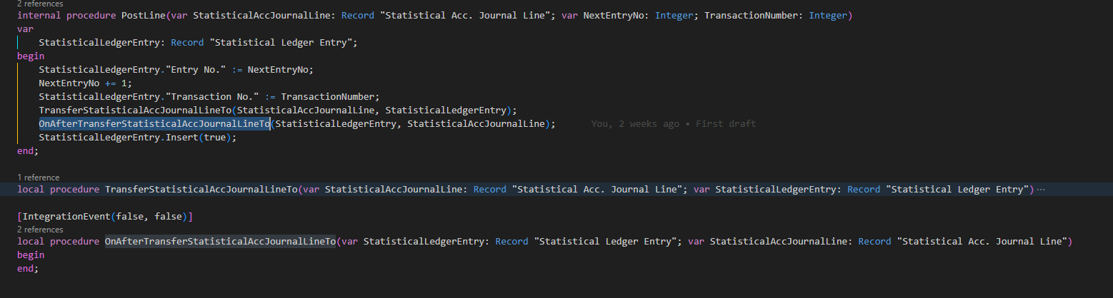 New Event In Stat Acc Jnl Line Post Codeunit · Issue 24828 · Microsoftalappextensions · Github 