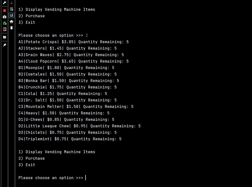 GitHub - ehilkowitz/vending_machine: Vending Machine CLI Program