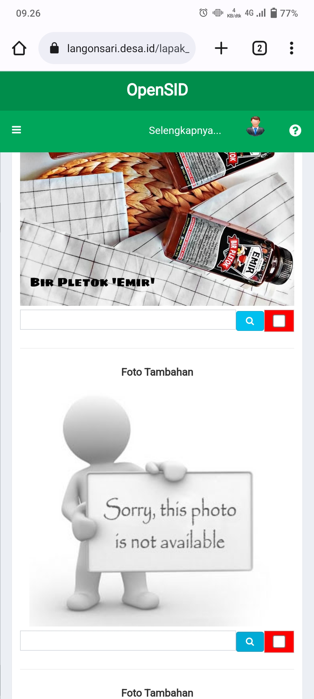 Bug Penambahan Foto Produk Dilapak · Issue 5895 · Opensidopensid · Github