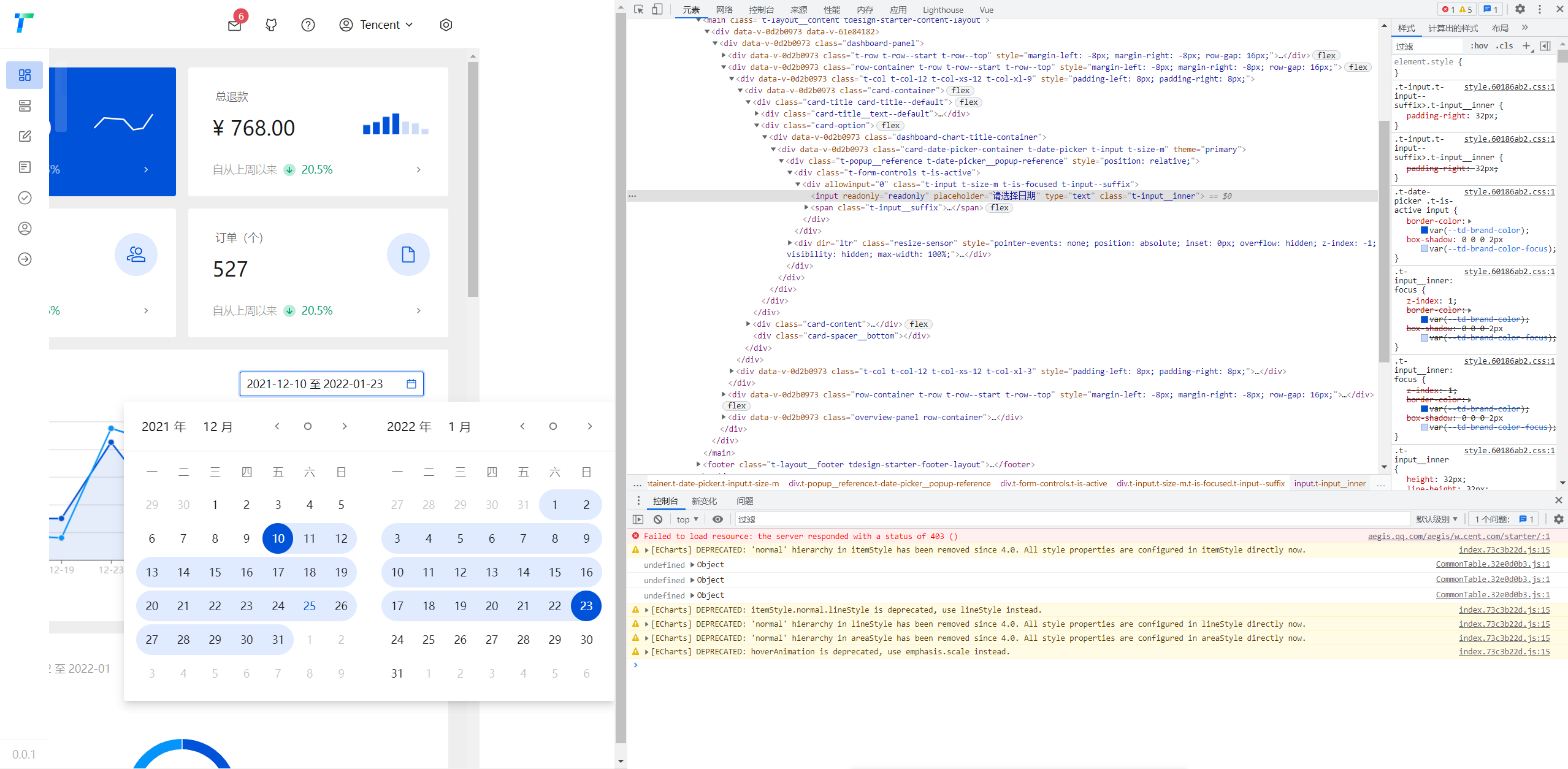 日期组件能出界，确定要这样设计吗？ · Issue #263 · Tencent/tdesign-vue · GitHub