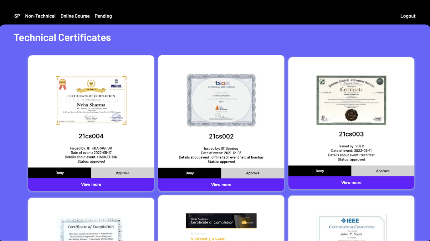 GitHub - DhairyaBhavsar07/Student-Participation-Certificate-Webapp: The main motive of this ...
