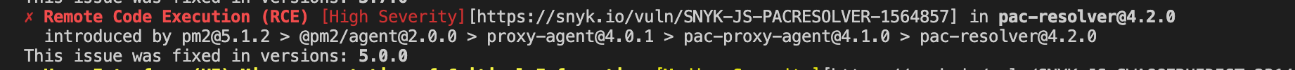 Security Vulnerability - Remote Code Execution (RCE) - pac-resolver ... Security Vulnerability - Remote Code Execution (RCE) - pac-resolver ...