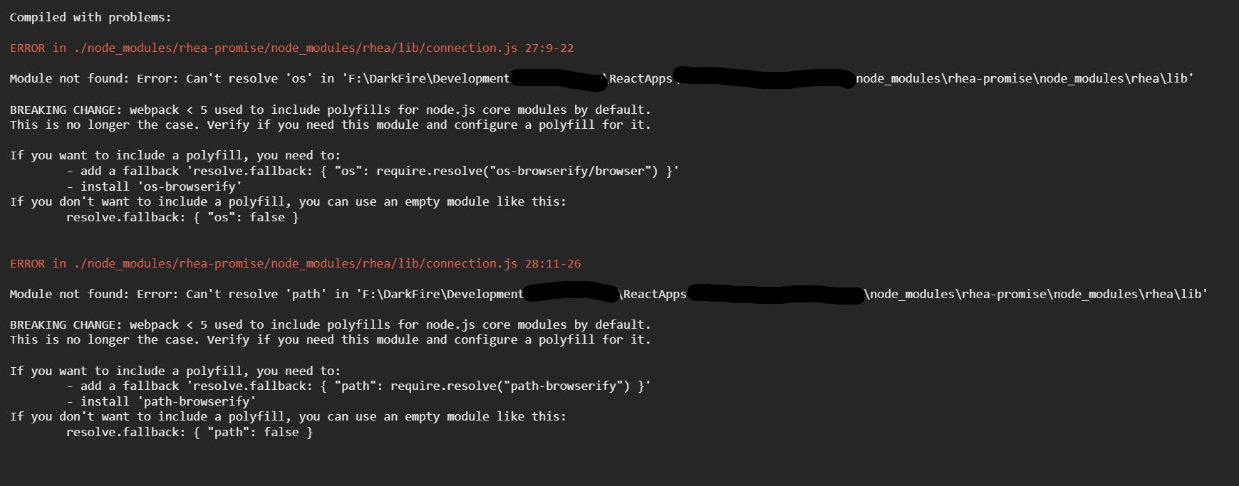 Importing Azureevent Hubs On React App Fails To Compile · Issue 23928 · Azureazure Sdk For