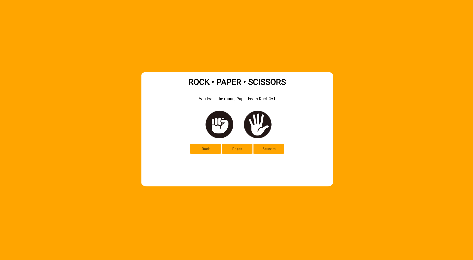 GitHub - kappelanderson/rock-paper-scissors: A project from odin ...