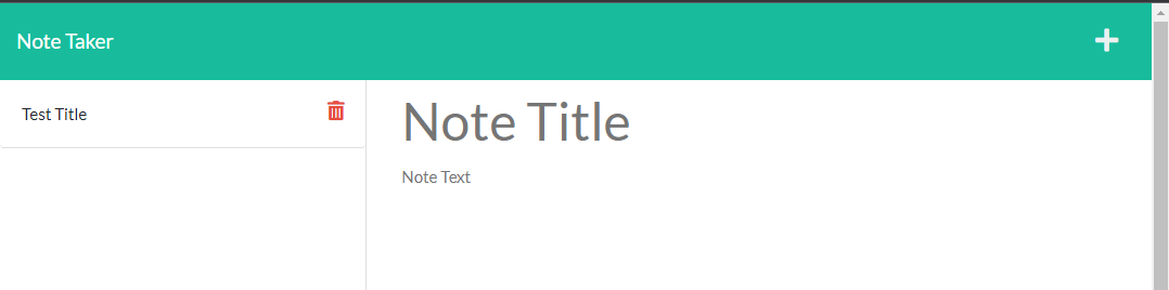 GitHub - ramriddlez/Note-Taker