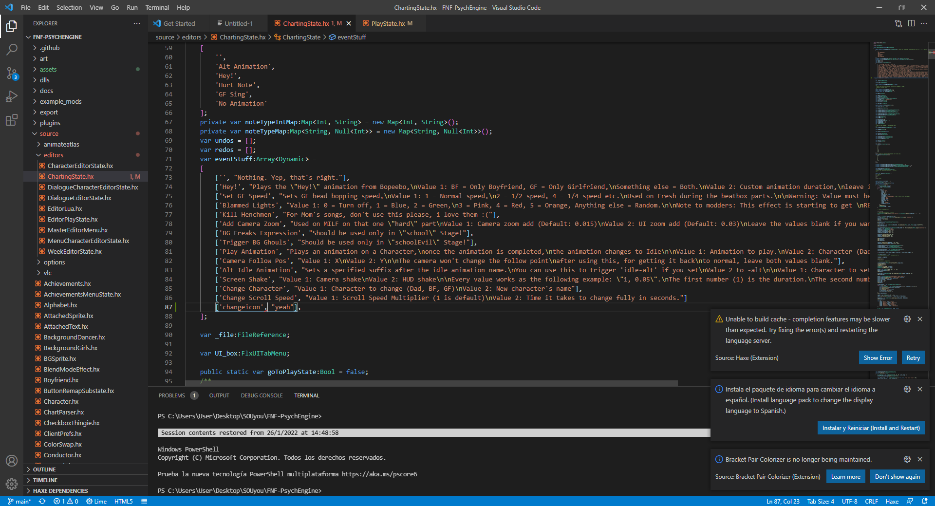 How to add event? · Issue #3984 · ShadowMario/FNF-PsychEngine · GitHub