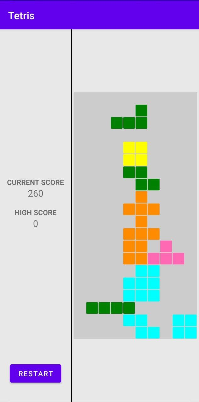 Github Dune6 Tetris Android A Simple Tetris Game For Learning The Kotlin Language And The