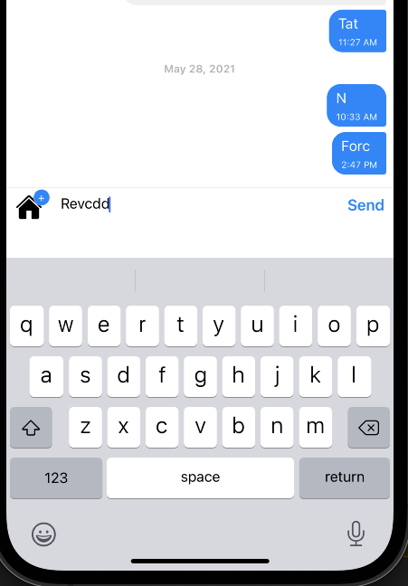 A gap between text input and keyboard on iOS · Issue #1306 · FaridSafi/react-native-gifted-chat ...