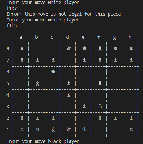 GitHub - Ni-co-la-s/Terminal-based-chess-game: Terminal based 2 player local chess game