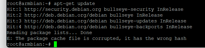 apt update时提示包文件已损坏（The package cache file is corrupted）的解决办法 · Issue #725 · ophub/amlogic-s9xxx ...
