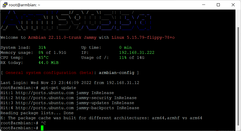 apt update时提示包文件已损坏（The package cache file is corrupted）的解决办法 · Issue #725 · ophub/amlogic-s9xxx ...