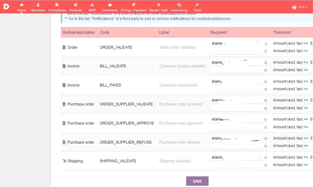 Bug: Notifications Module · Issue #24273 · Dolibarr/dolibarr · GitHub