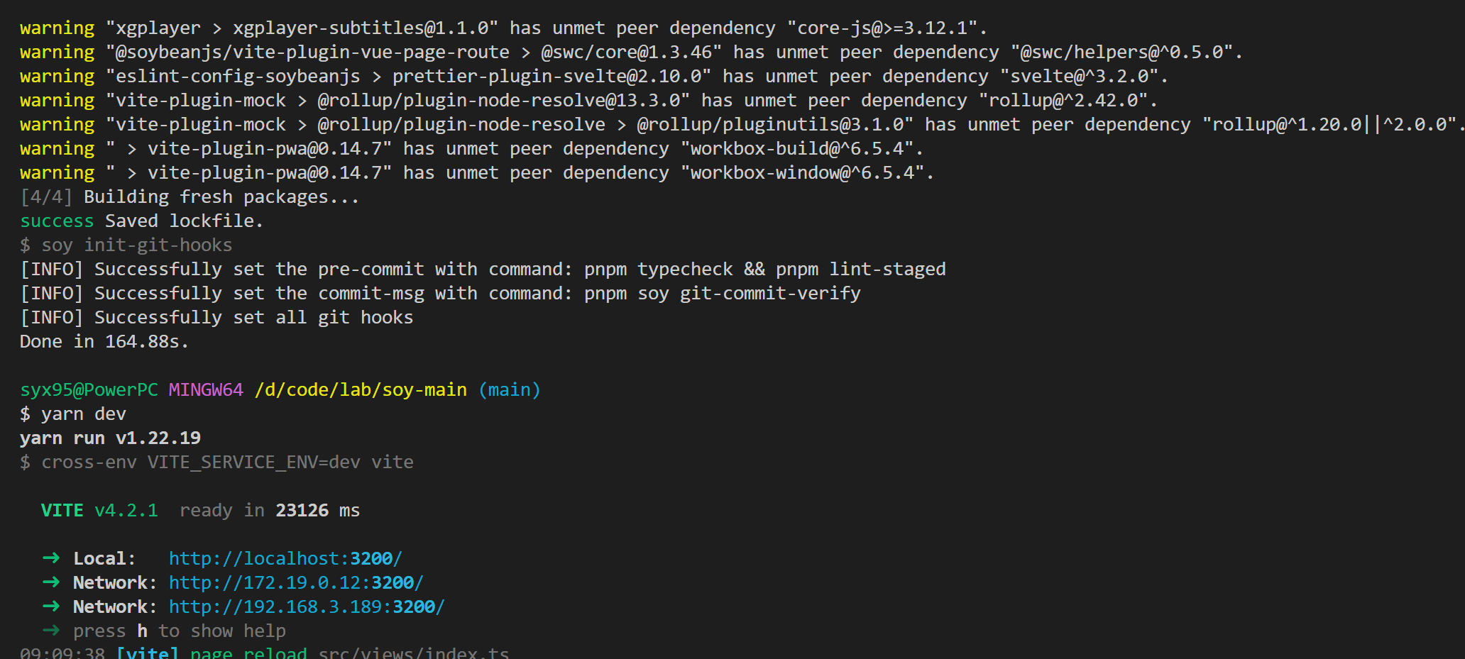 [Bug]: PNPM安装依赖不成功的问题 · Issue #211 · soybeanjs/soybean-admin · GitHub