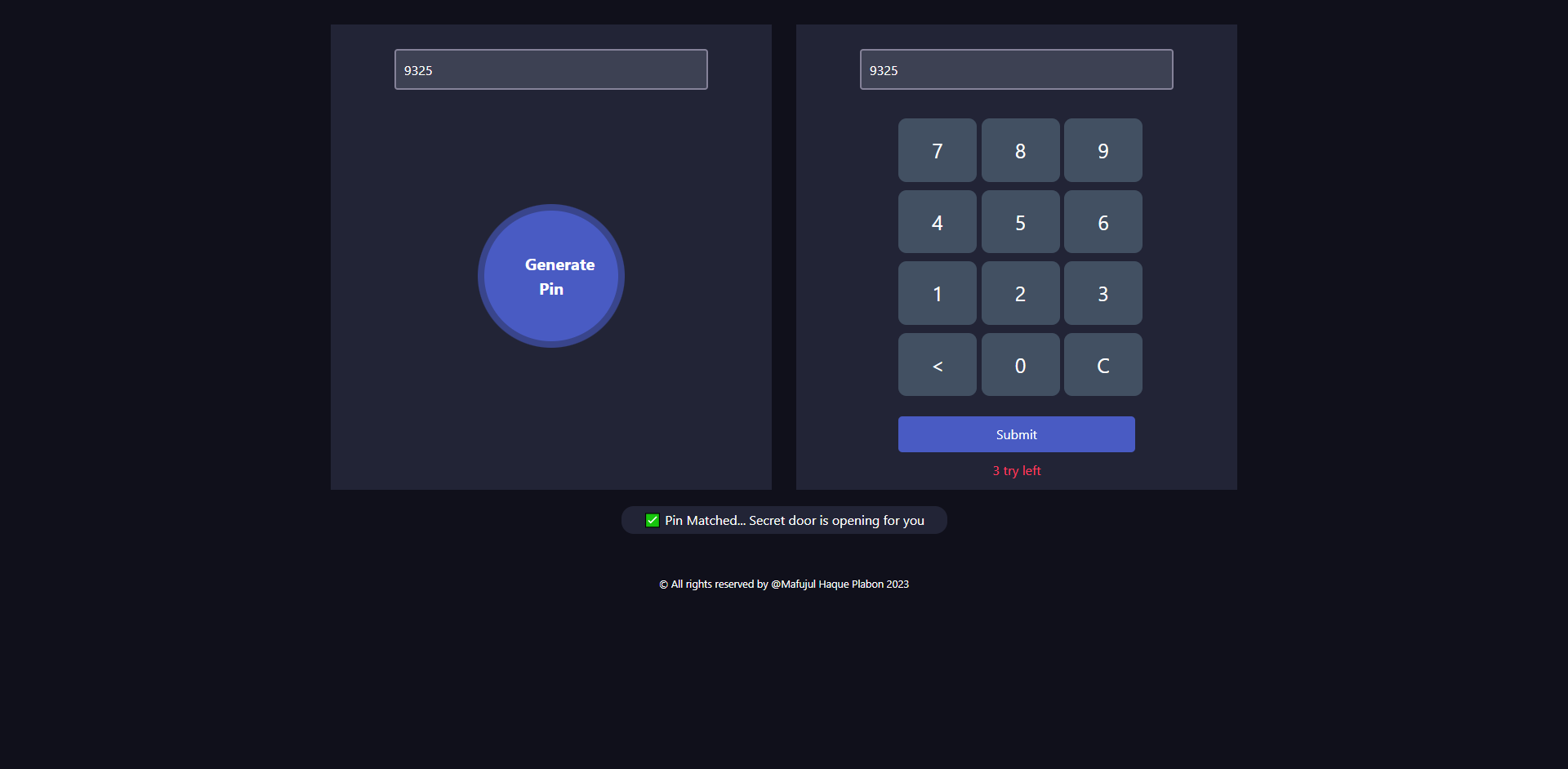 GitHub - MafujulHaquePlabon/pin-matcher-solution