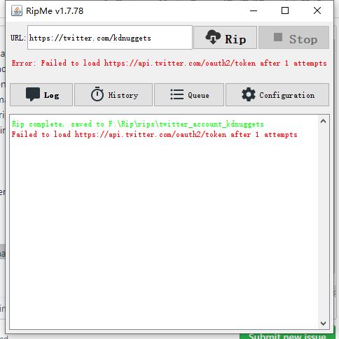 twitter download doesnt work · Issue #1213 · RipMeApp/ripme · GitHub