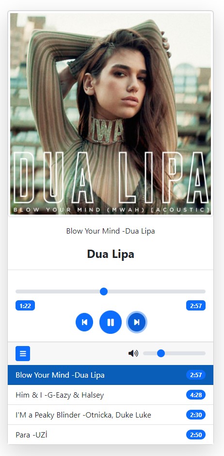 GitHub - tohumcuugur/Js-Music-Player-App