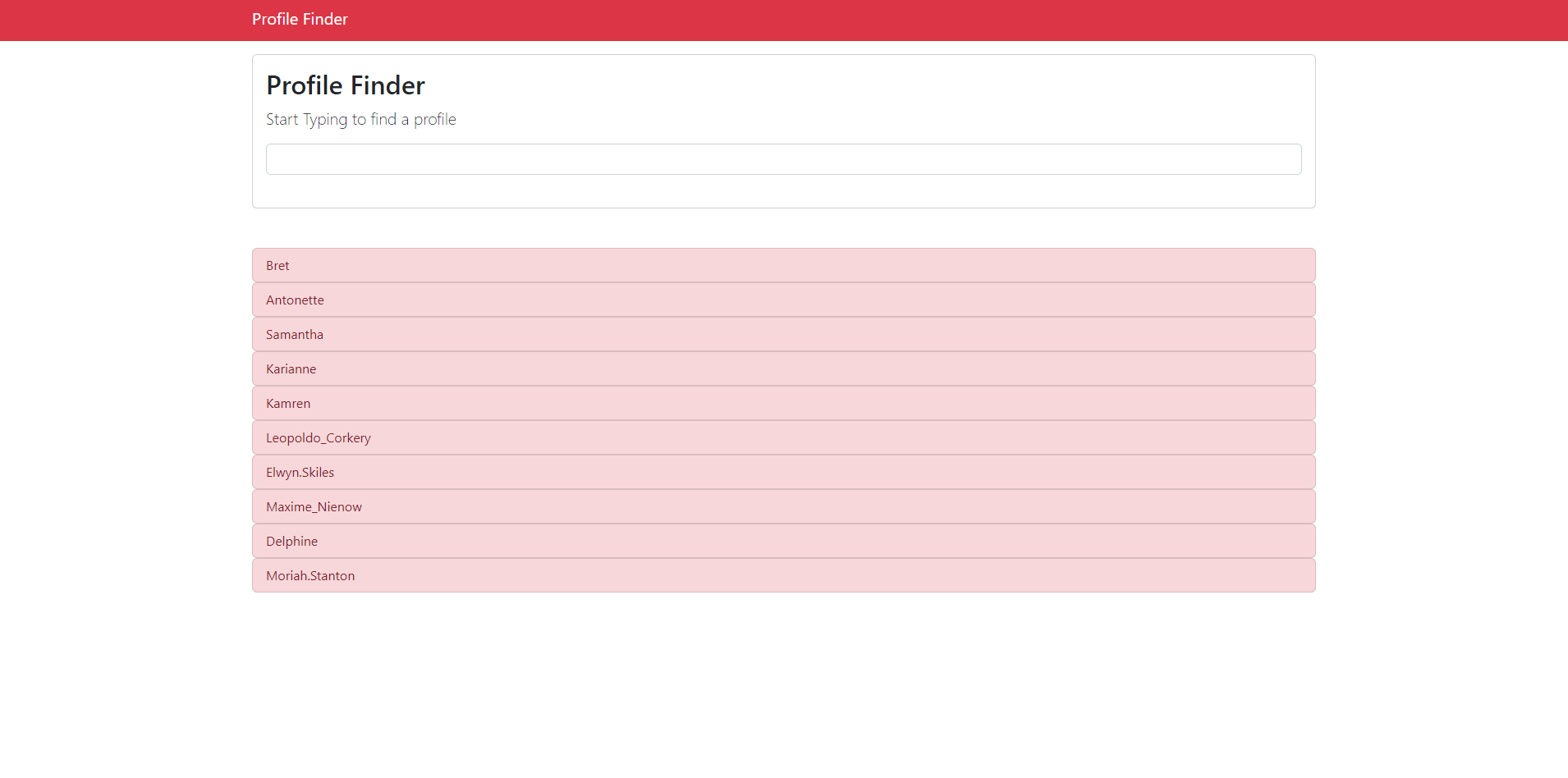 GitHub - tohumcuugur/Js-Profile-Finder-App-With-Api: Profile finder app with fake api