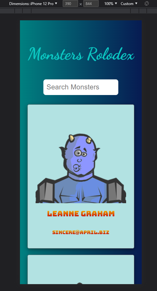 GitHub - tohumcuugur/Monster-Rolodex-With-Class-Components: Monster filter app for better ...