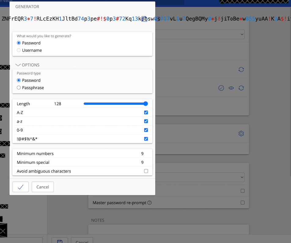 No line warp for password generation · Issue #4870 · bitwarden/clients · GitHub