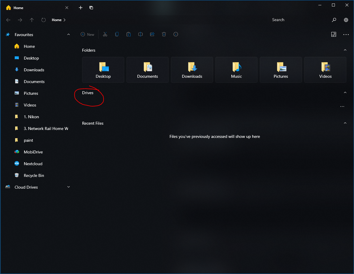 App Crashed When Moving Favs Now No Hard Drives Show · Issue 7839 