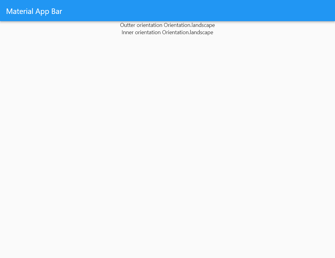 OrientationBuilder inside SingleChildScrollView always returns Orientation.portrait. · Issue ...
