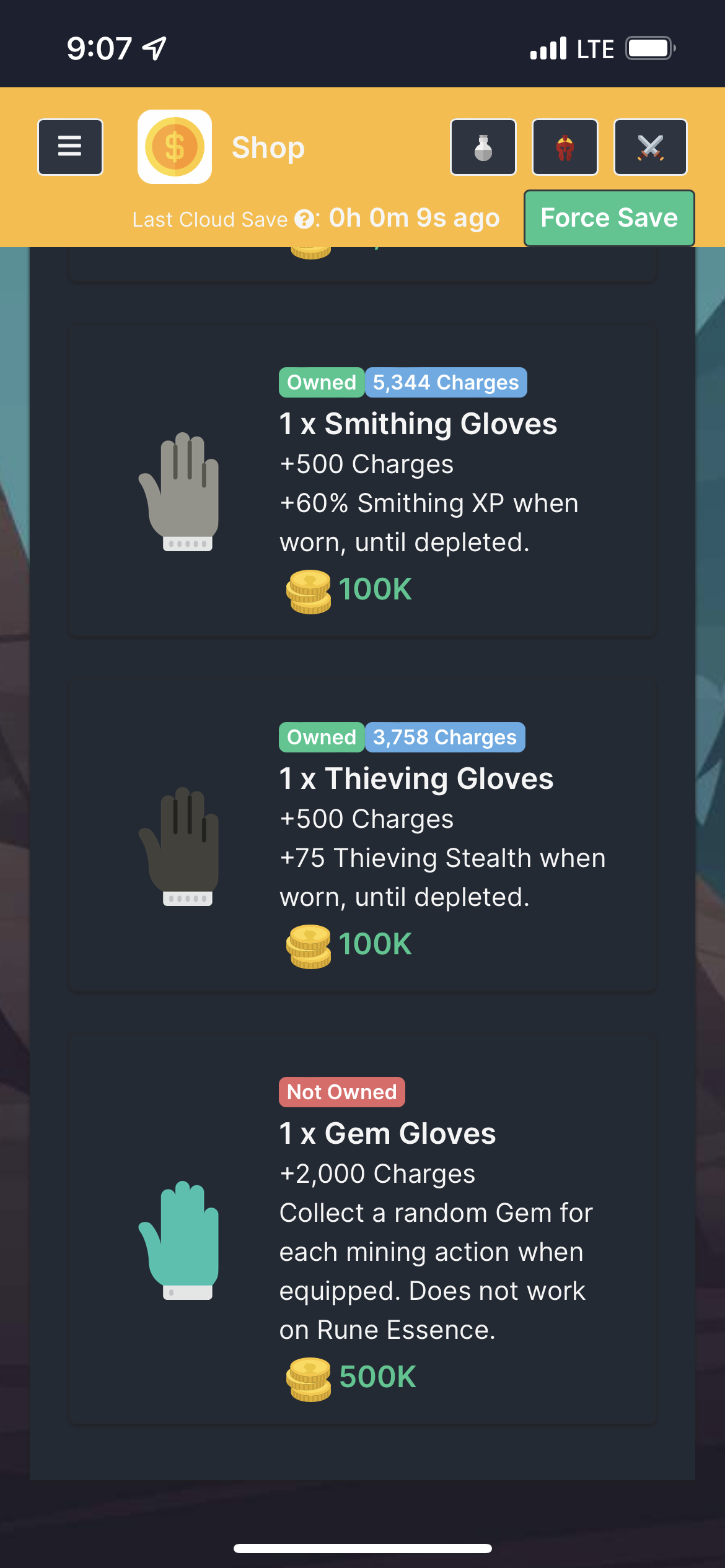 [Bug]: Thieving gloves · Issue #2003 · MelvorIdle/melvoridle.github.io · GitHub