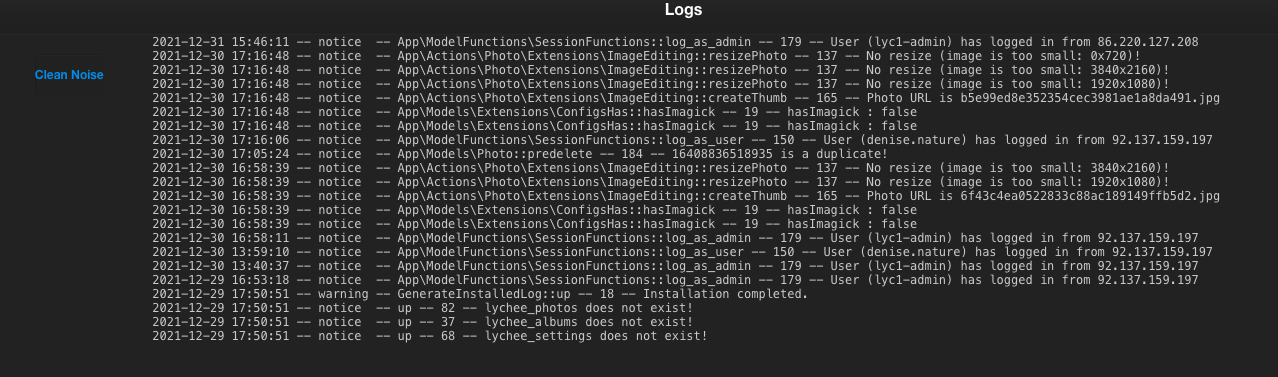 Error 500 / sharing:add · Issue #1183 · LycheeOrg/Lychee · GitHub