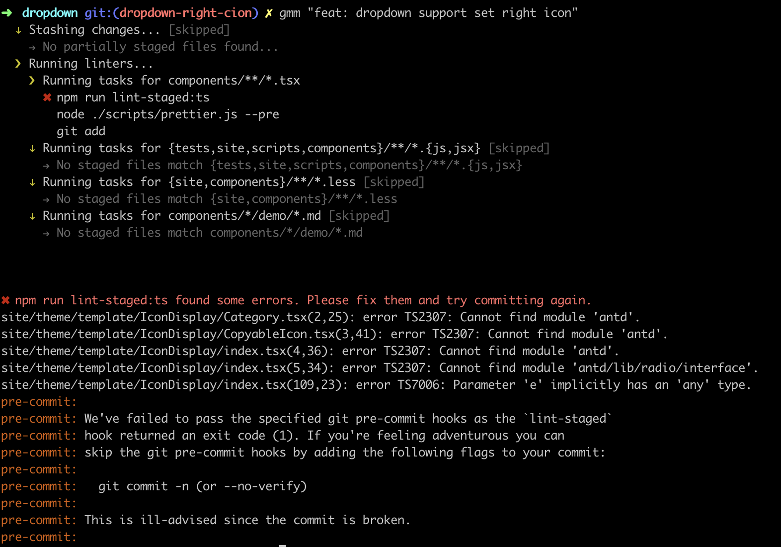 Dropdown.Button support custom icon · Issue #15989 · ant-design/ant-design · GitHub