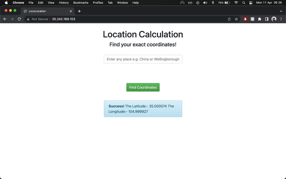 GitHub - edwardmonah/LocationCalculation: A Cloud Computing mini project