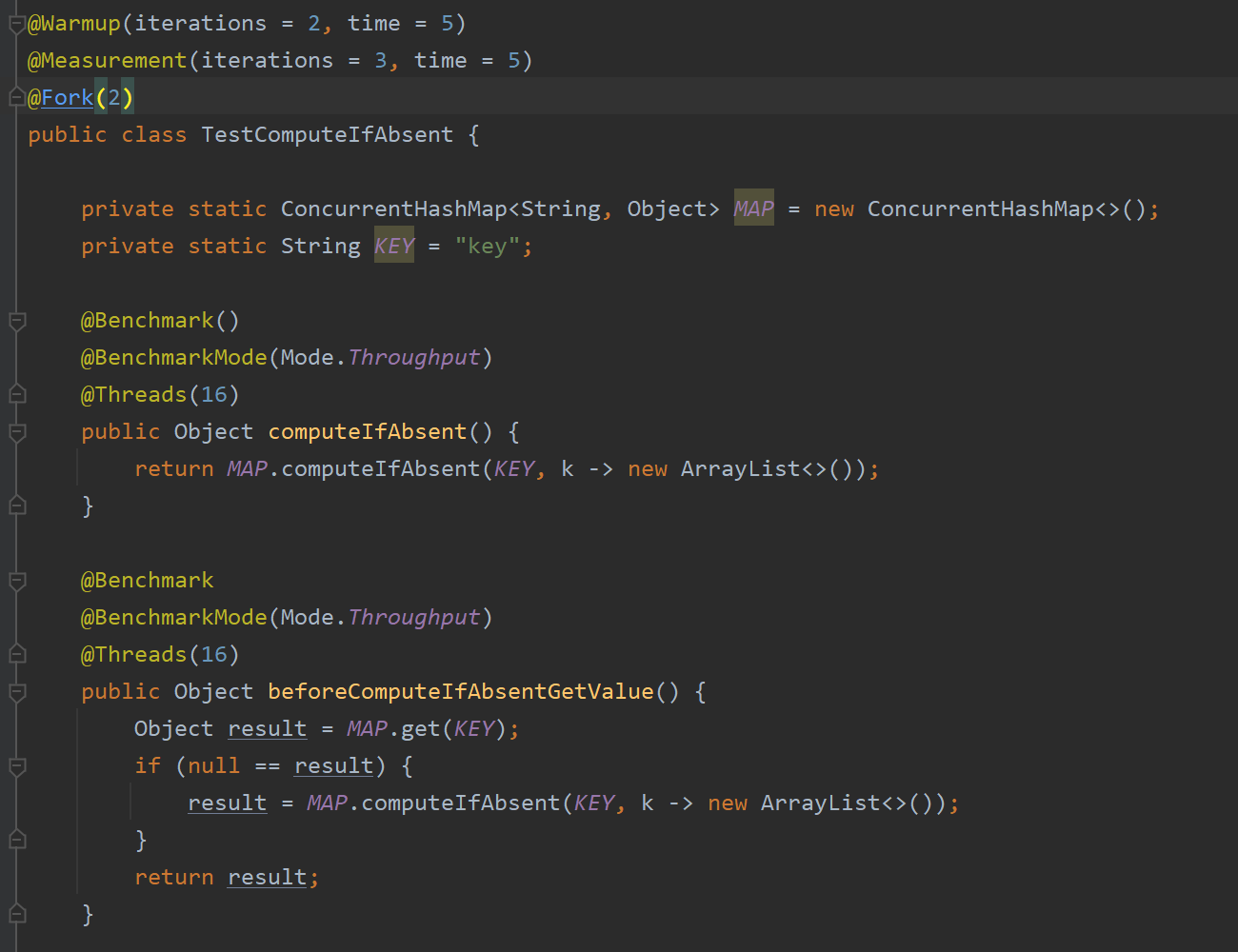 optimize the method Tags#ofKey using the computeIfAbsent function to ...