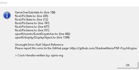 it crashes alot · Issue #9806 · ShadowMario/FNF-PsychEngine · GitHub