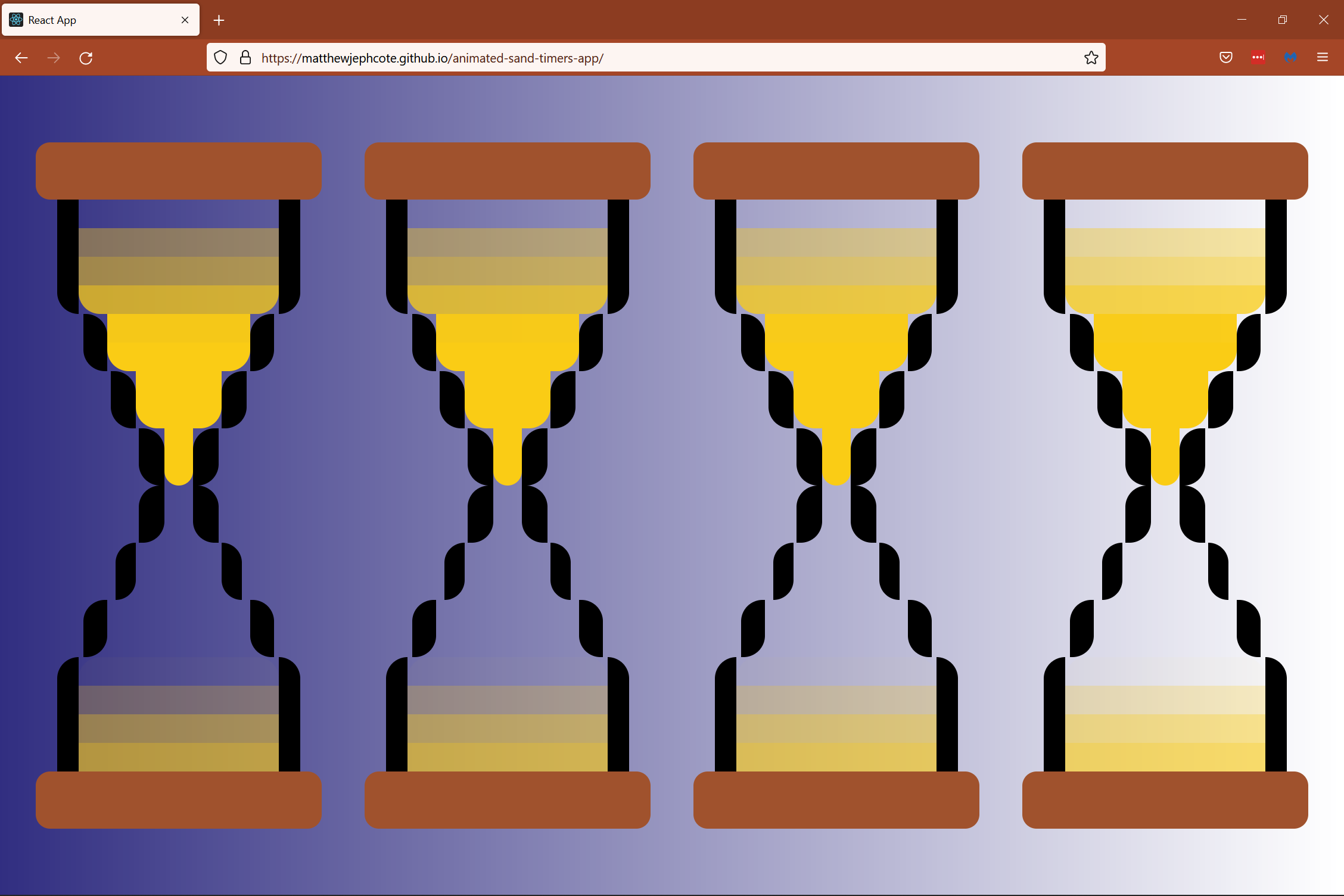 GitHub - MatthewJephcote/animated-sand-timers-app