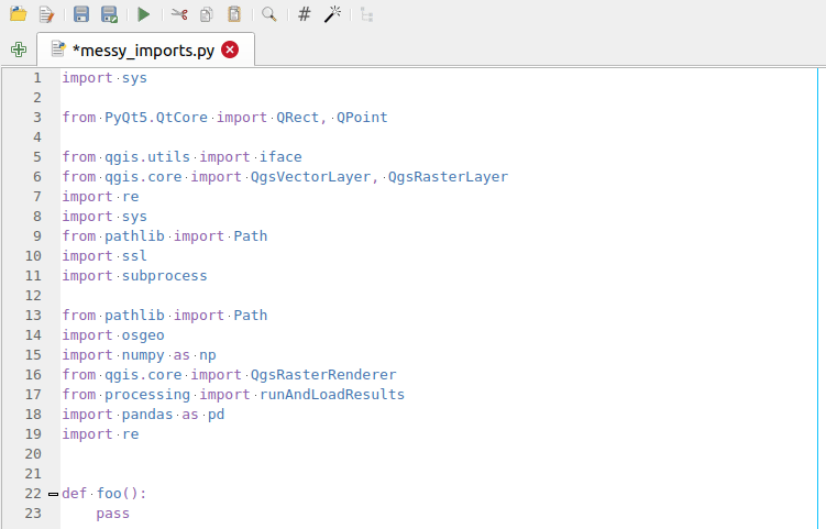 Feature Python Console Add Reformat Code Action Request In Qgis