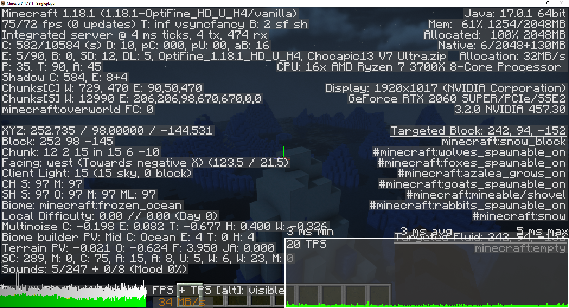 [Shader] Block outlines become blinding in 1.18.1 · Issue #6531 ...