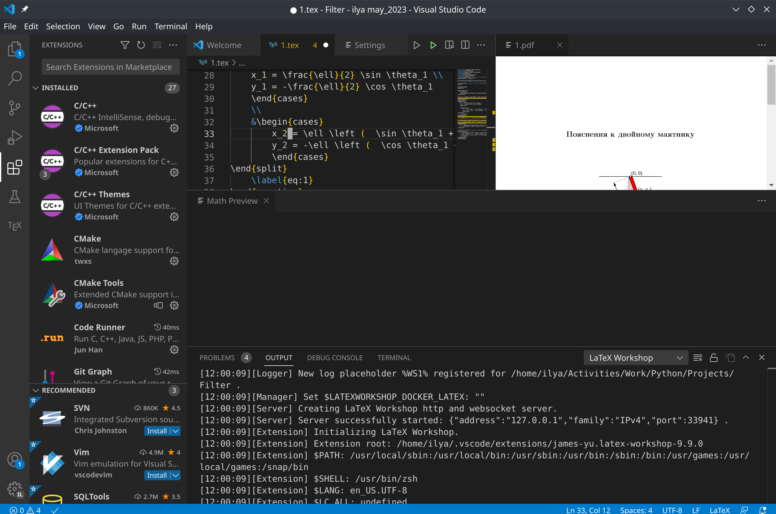 Math preview stop working after update to 9.9.0 version · Issue #3869 · James-Yu/LaTeX-Workshop ...