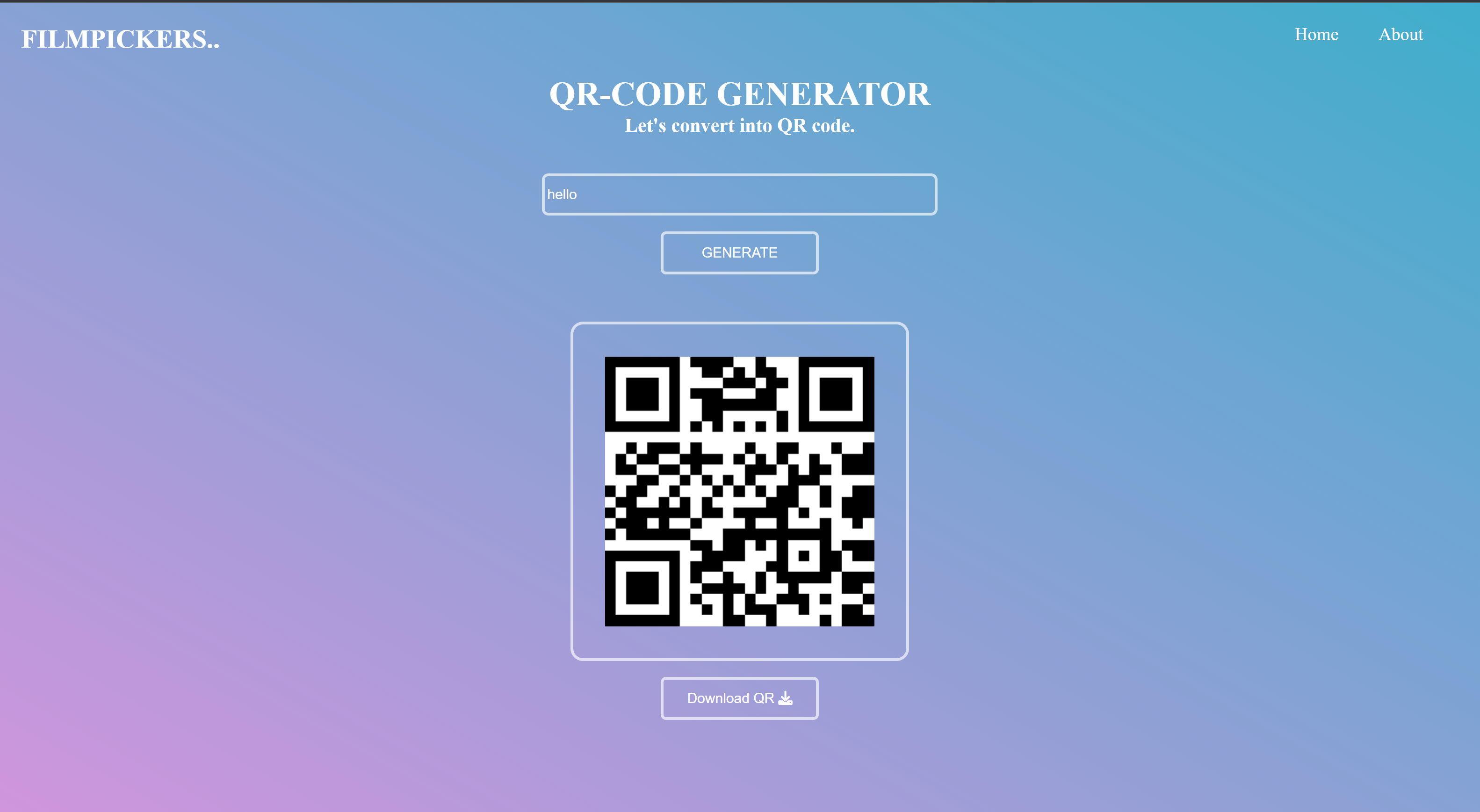 GitHub - sreyas104/QR_generator: This is a QR-code generator with download option using javascript