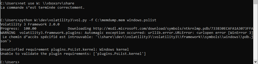 Volatility can't process UNC path · Issue #627 · volatilityfoundation/volatility3 · GitHub