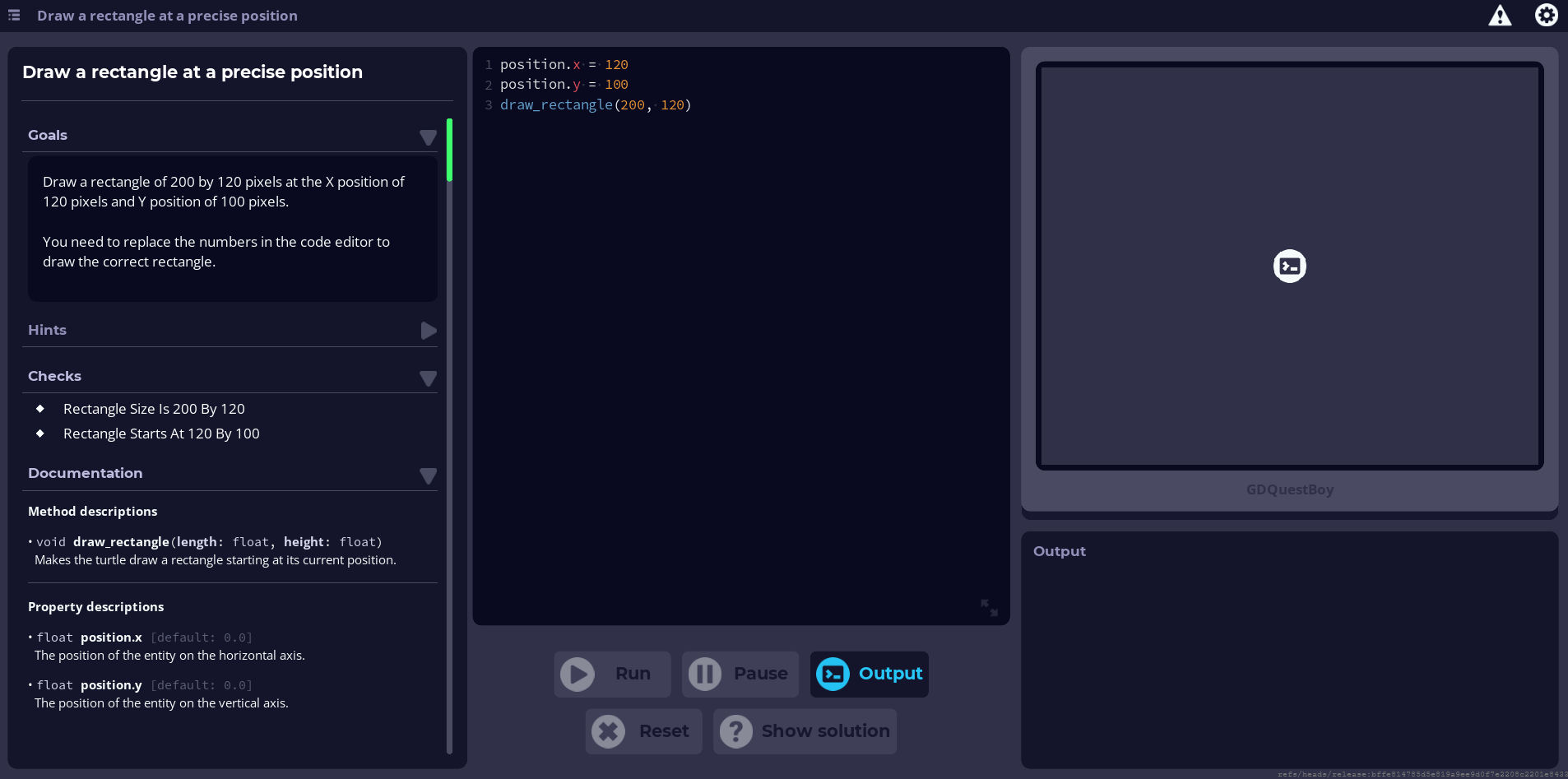 Cannot Complete Both Lesson 7 practices · Issue #80 · GDQuest/learn-gdscript · GitHub