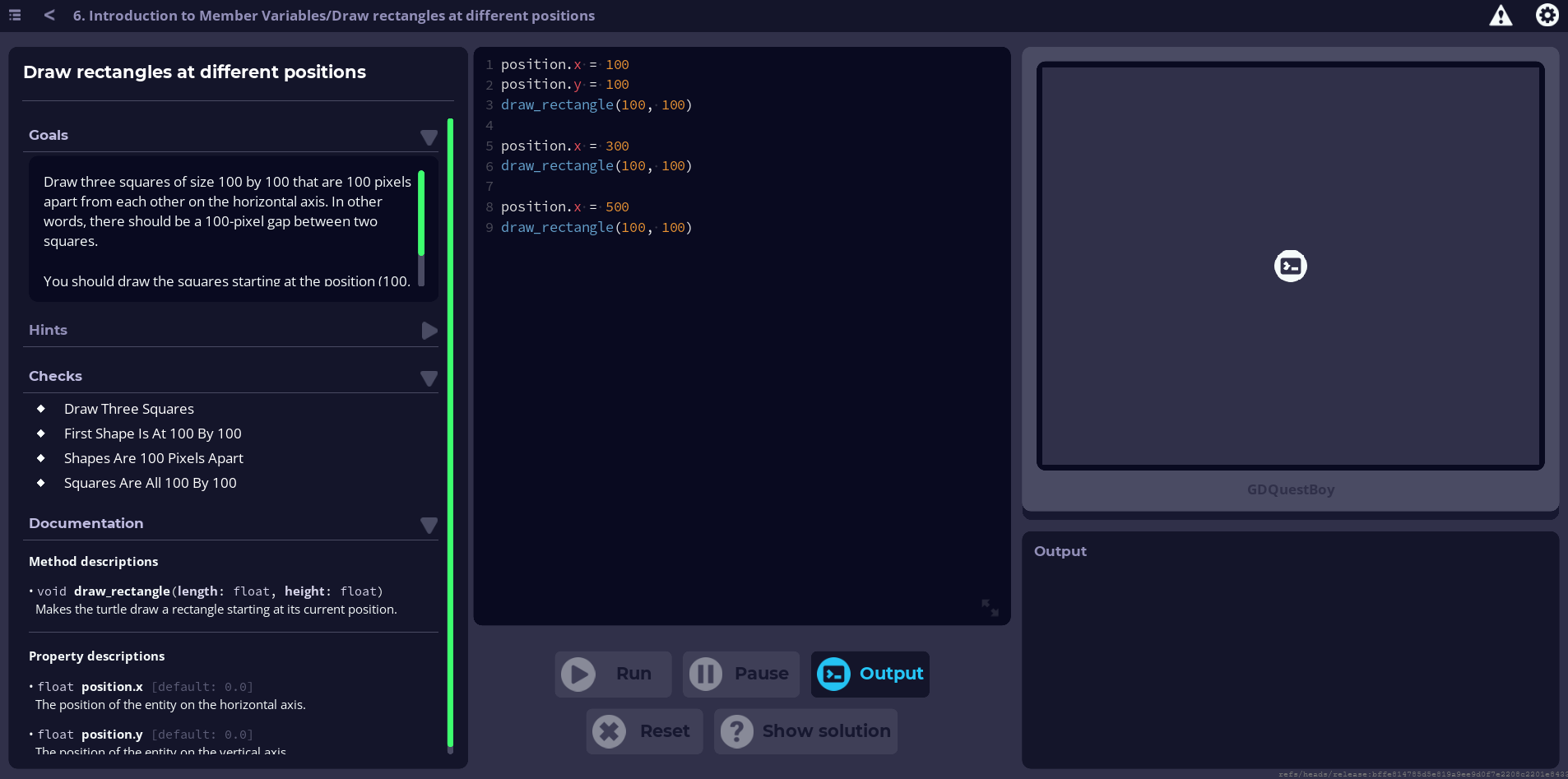 Cannot Complete Both Lesson 7 practices · Issue #80 · GDQuest/learn-gdscript · GitHub