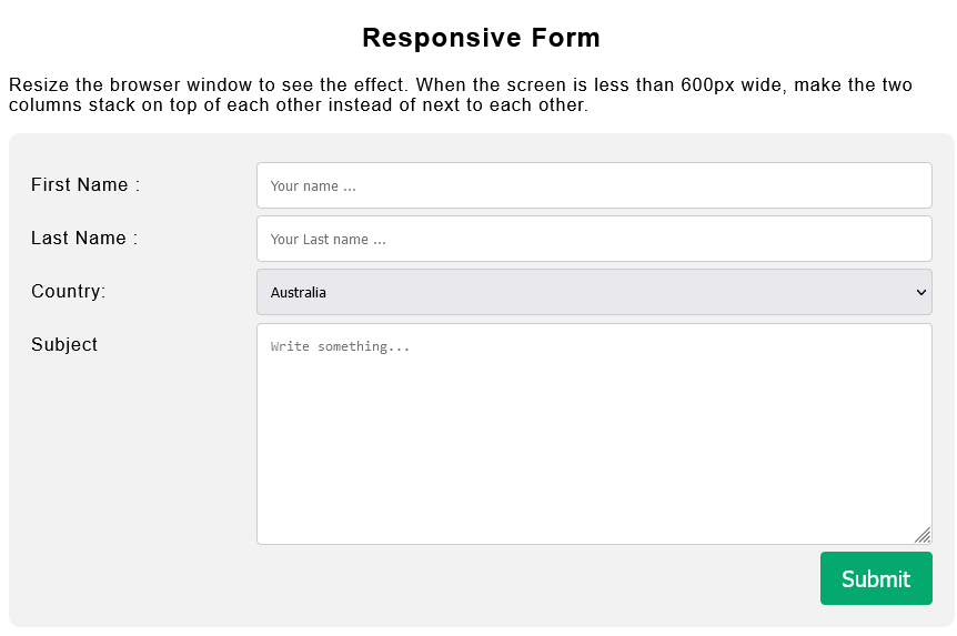 GitHub - Sina-Darvish/Responsive-Form