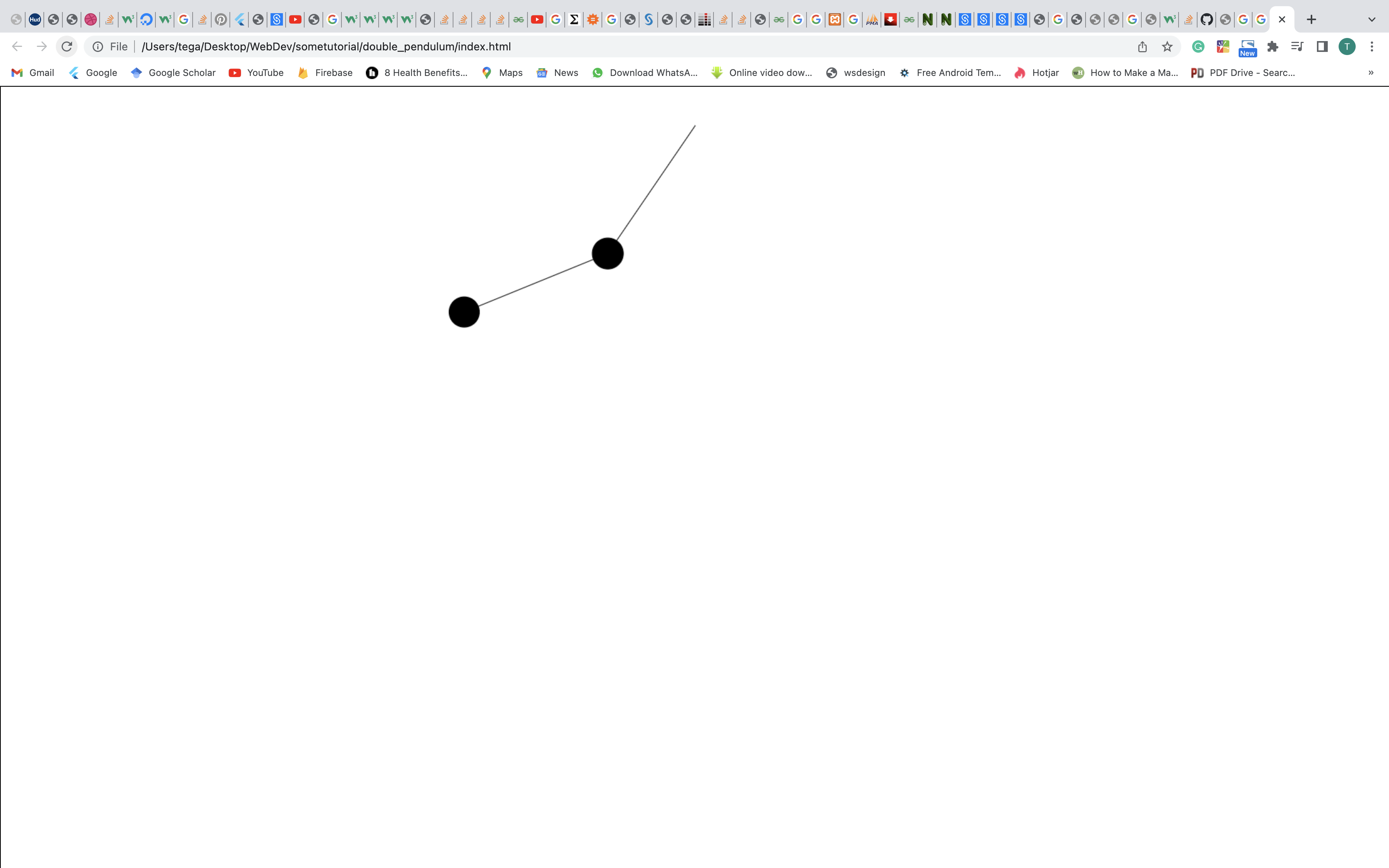 GitHub - OsoTega/double-pendulum