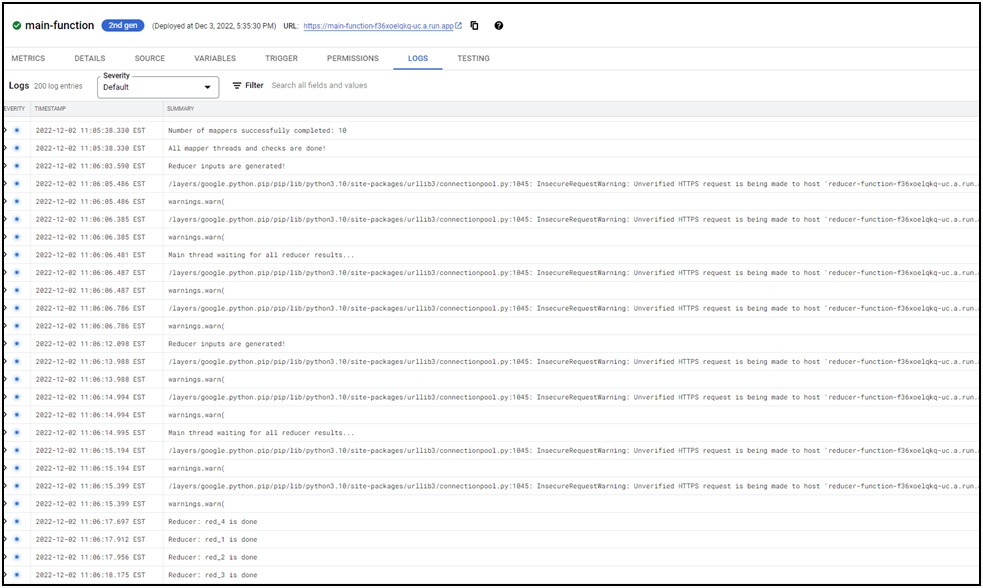 GitHub - ragh4869/FaaS--MapReduce-System-using-Google-Cloud-Functions: The primary goal of this ...