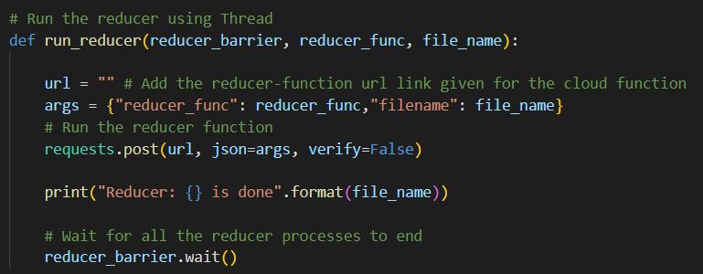 GitHub - ragh4869/FaaS--MapReduce-System-using-Google-Cloud-Functions: The primary goal of this ...