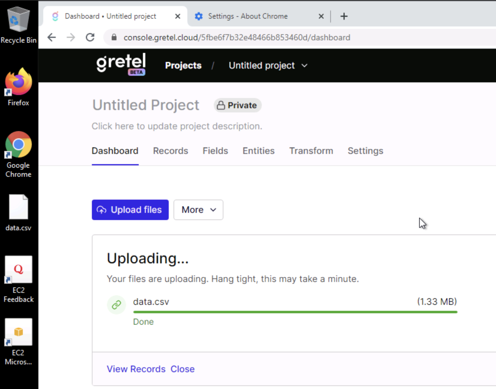 Unable to upload csv file in UI · Issue #56 · gretelai/gretel-python ...