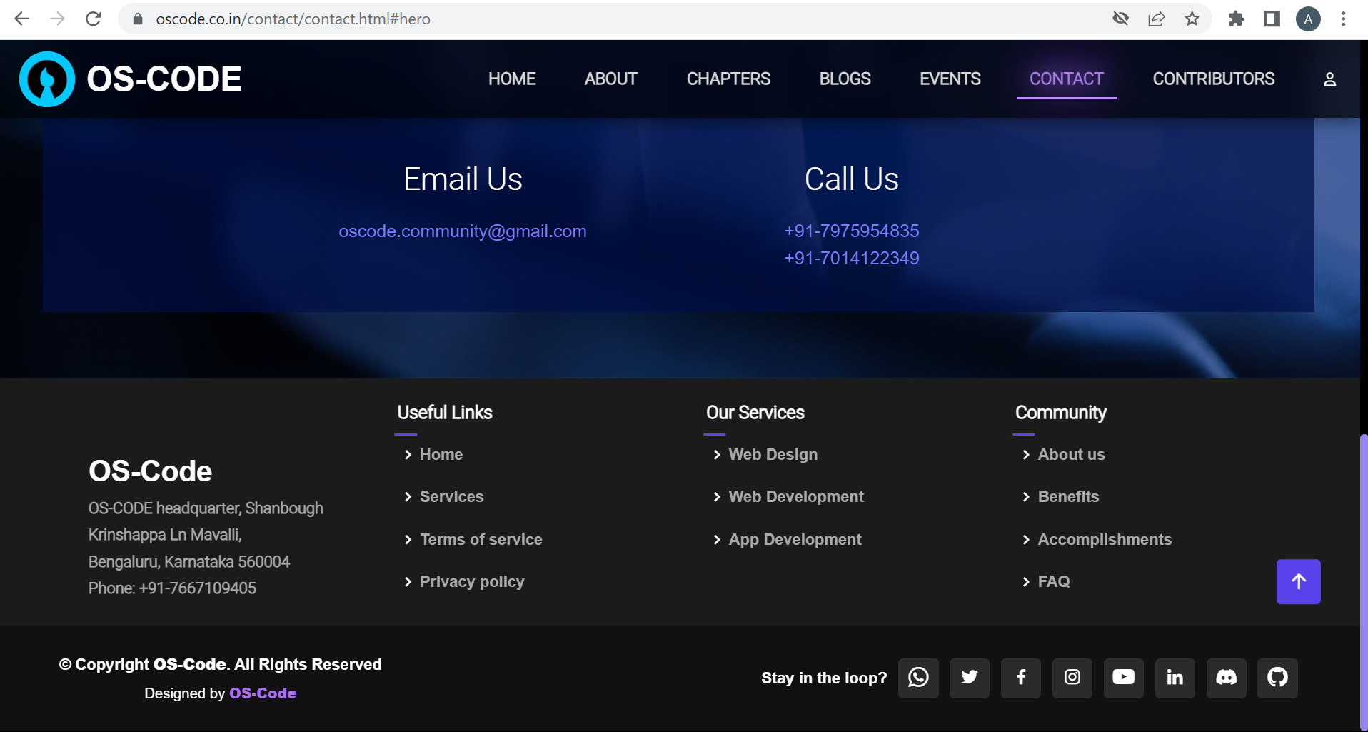 [Bug]: contact us navbar not woeking · Issue #1088 · OSCode-Community/OSCodeCommunitySite · GitHub