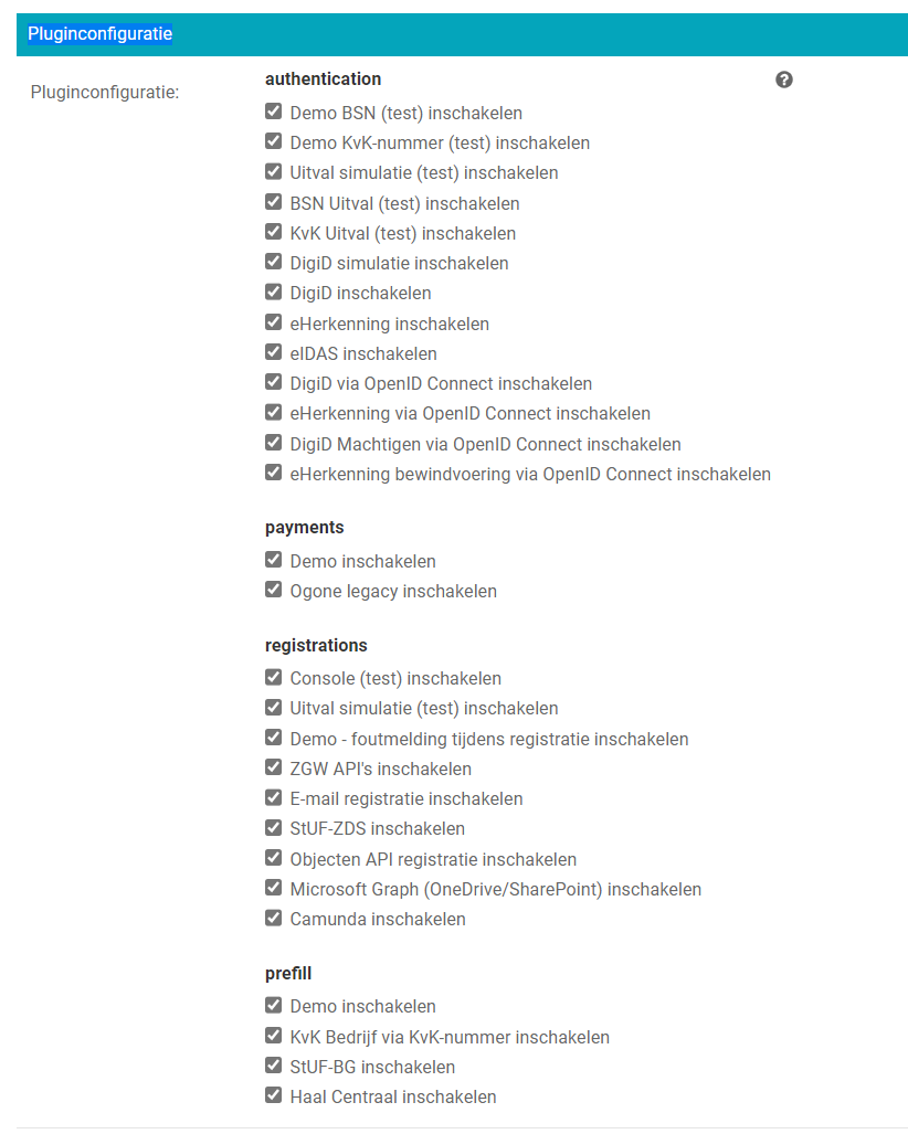 Make sure all plugins from the configuration overview behave properly · Issue #1320 · open ...