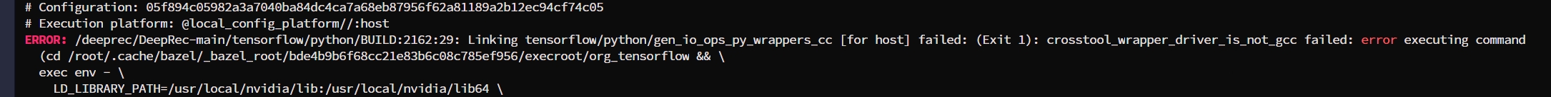 Crosstool Wrapper Driver Is Not Gcc 【 Builf Failed】 · Issue 843