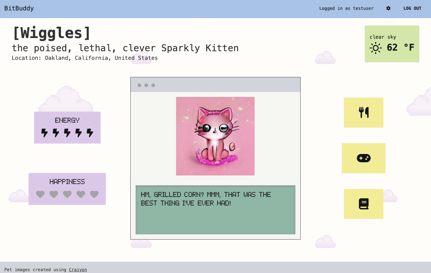 GitHub - hanazzz/virtual-pet-app: A web app where users can generate ...