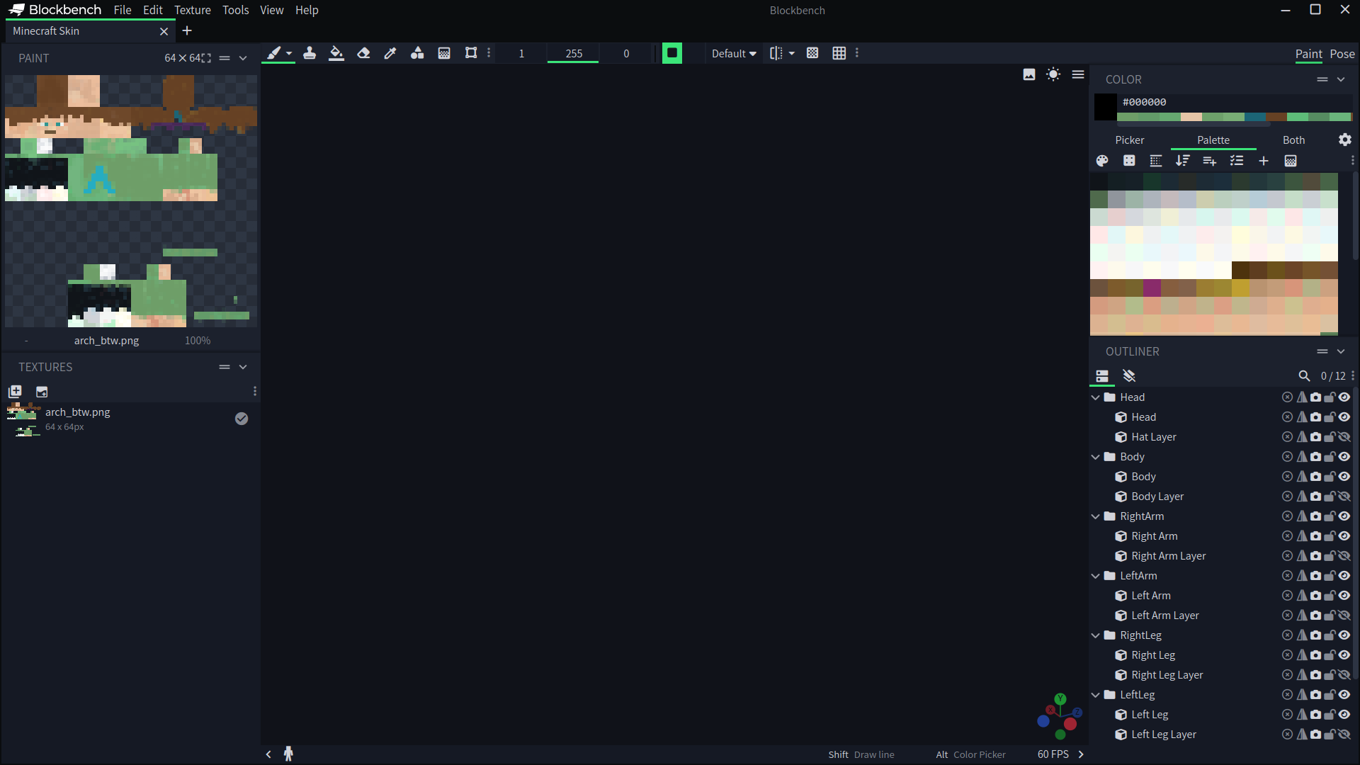 Player model for Minecraft skin not showingf · Issue #2056 · JannisX11/blockbench · GitHub